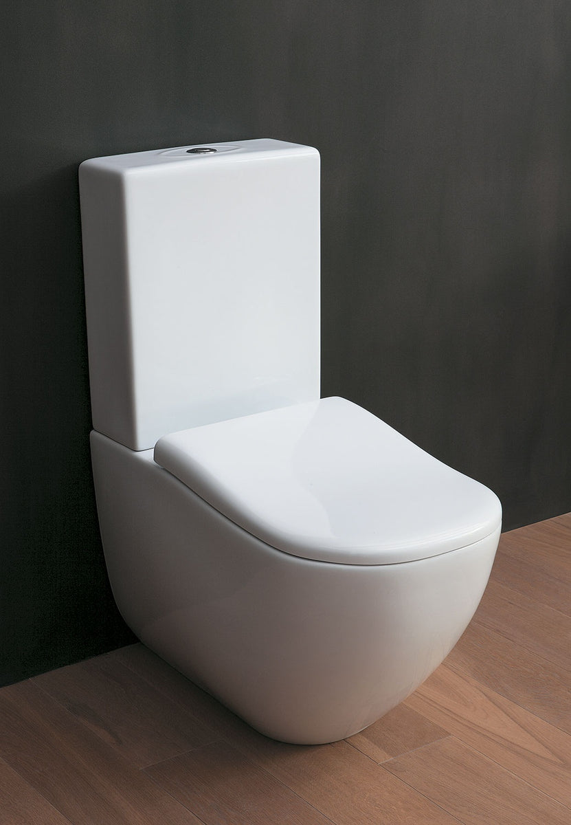 MONOBLOCK WC WITH CISTERN FLUID - art. FLVM + FLCM – Cielo Luxury Bathrooms